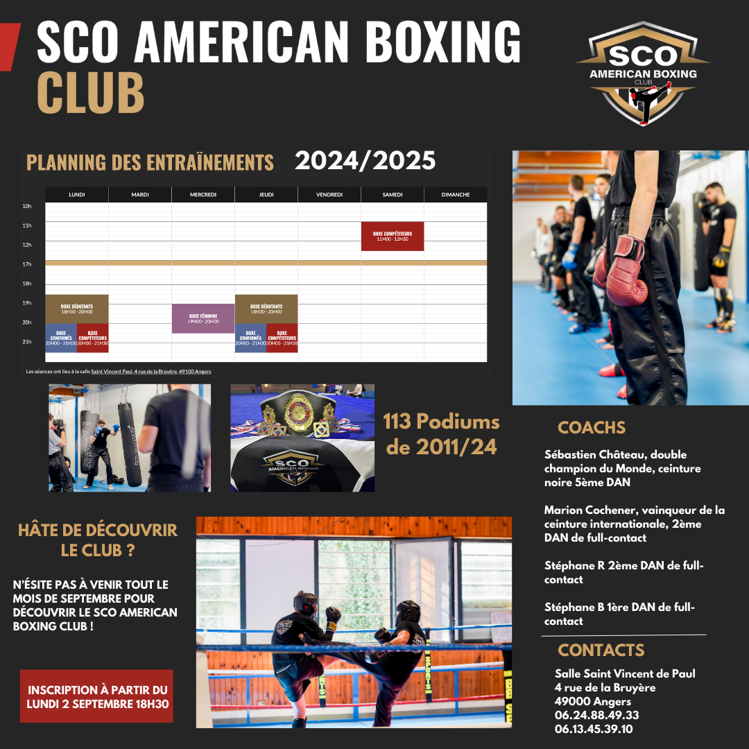 Rentrée 2024/2025 - American Boxing Club
